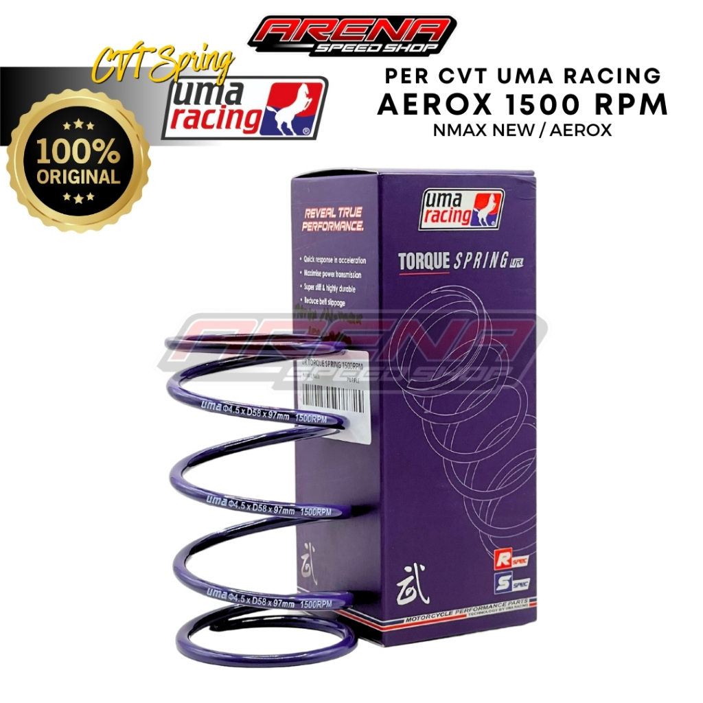 Jual UMA Racing CVT Spring Aerox 155 Purple 1500RPM - Per CVT Nmax New ...