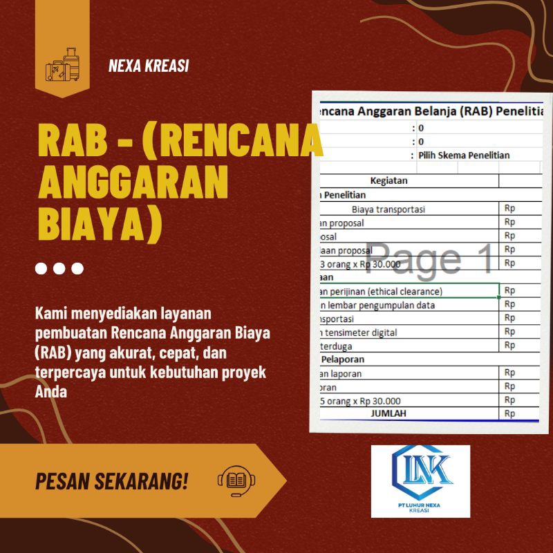 Jual Jasa Pembuatan RAB (Rencana Anggaran Biaya) – Cepat, Akurat ...