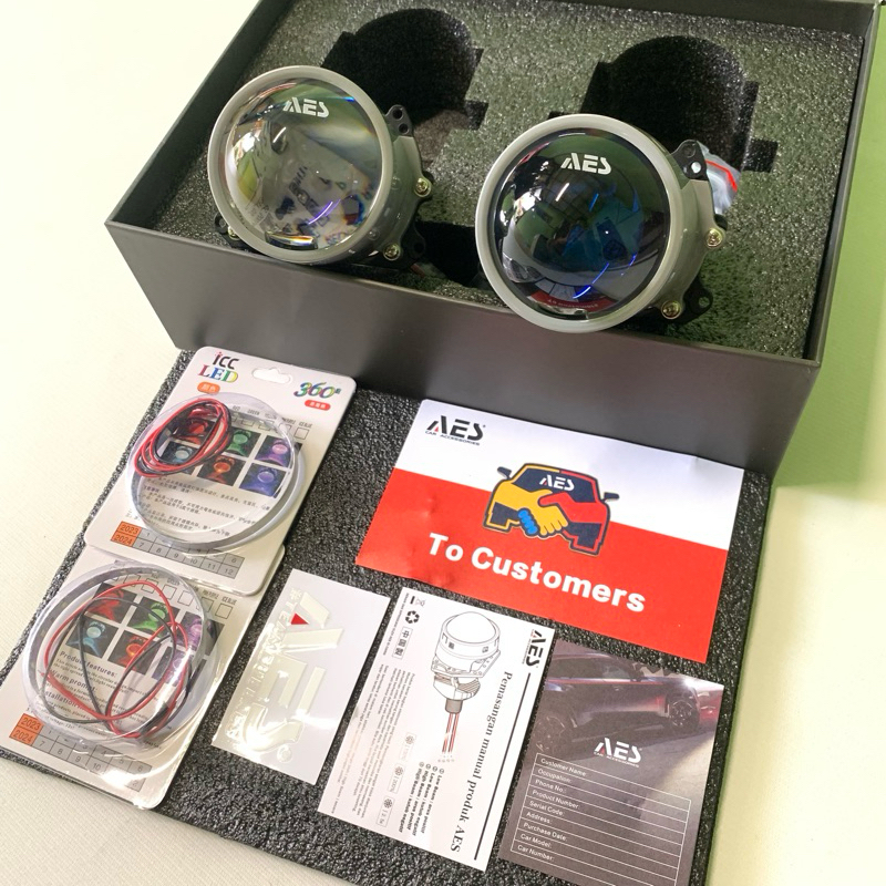 Jual BILED AES TURBO GEN 2 WATT 55 BILED PROJECTOR AES ORIGINAL ...