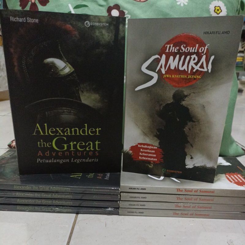 Jual NOVEL SEJARAH SASTRA 1 PAKET 2 BUKU / ALEXANDER THE GREAT ADVENTURES & THE SOUL OF SAMURAI ...