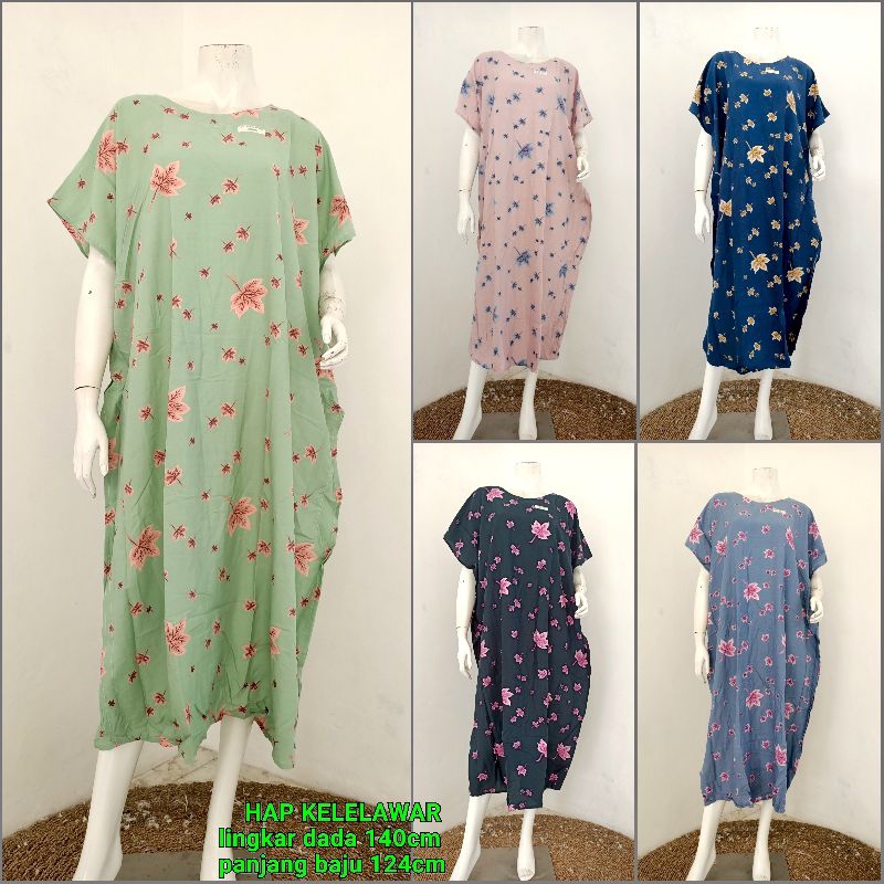 Jual Seri Motif Daster Hap Kelelawar Jumbo Terbaru Rayon Adem Premium ...