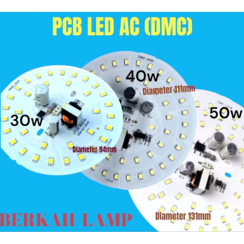 Jual PCB LED AC DMC WATT( 30W 40W 50W) | Shopee Indonesia