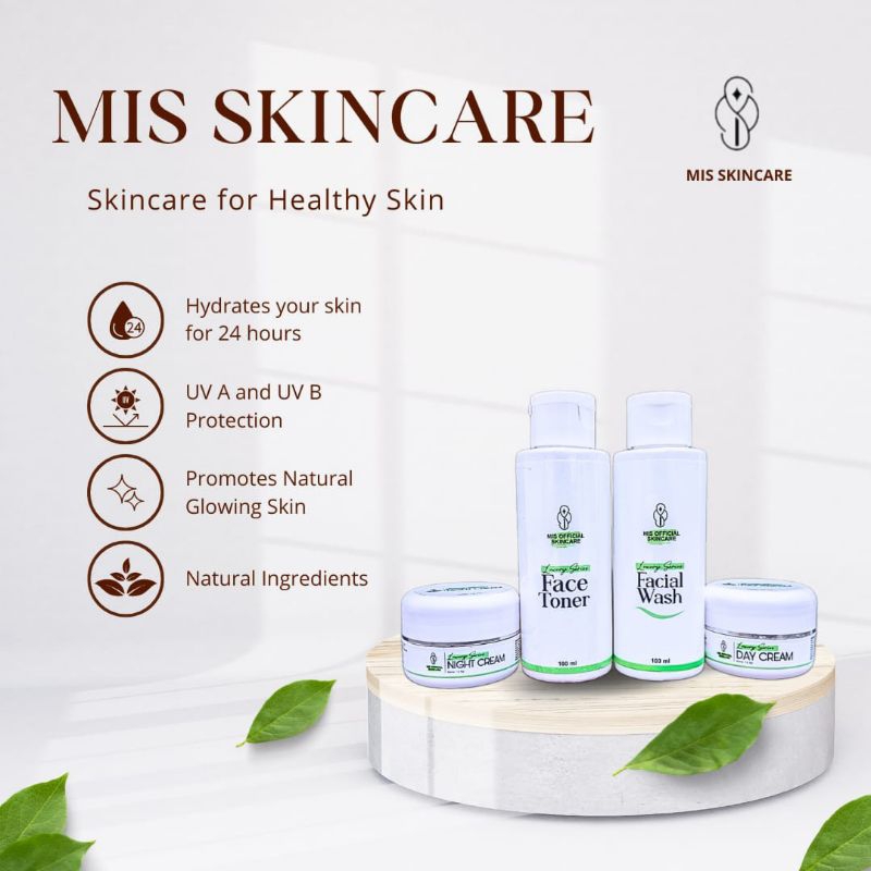 Jual Mis Skincare Glow Series Paket Glow ( Untuk Kulit Normal, Kering ...