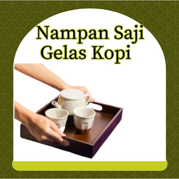 Jual Nampan Tray Serving/Nampan Saji Hotel/Tray Gelas Kopi Makanan ...