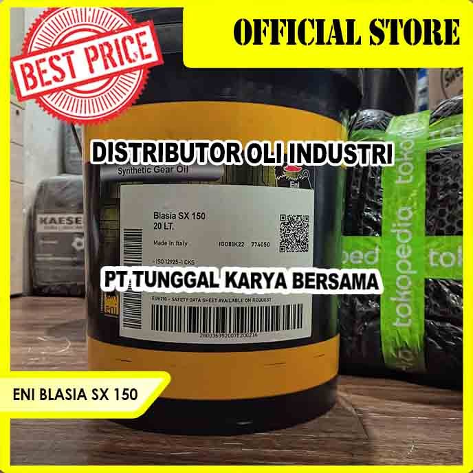 Jual ENI BLASIA SX 150 ( Synthetic Gear Oil - 20 Liter ) | Shopee Indonesia