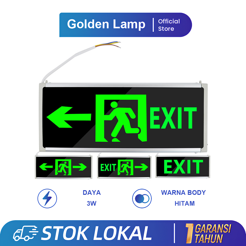 Jual LAMPU PETUNJUK DARURAT EMERGENCY EXIT/LAMPU DARURAT EXIT/LAMPU ...