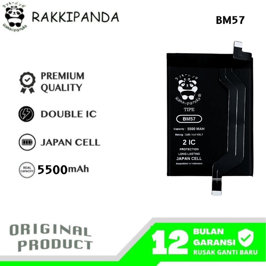 Jual RakkiPanda - BM57 Poco X3 GT / Redmi Note 10 Pro 5G Batre Batrai Baterai | Shopee Indonesia