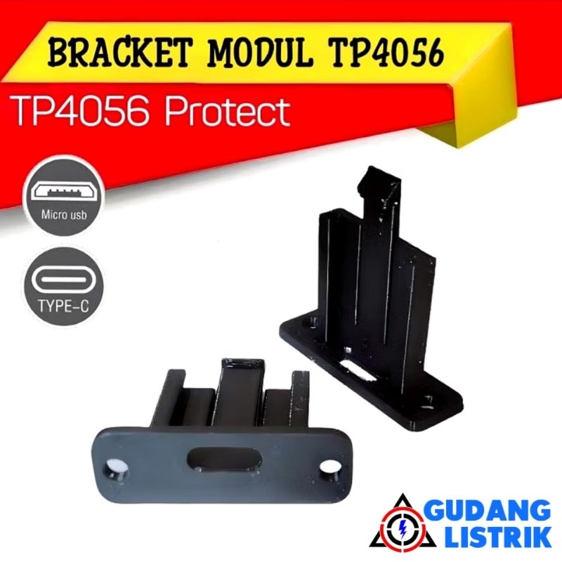 Jual Mount Bracket Holder Dudukan Case Module Charger TP4056 2in1 ...