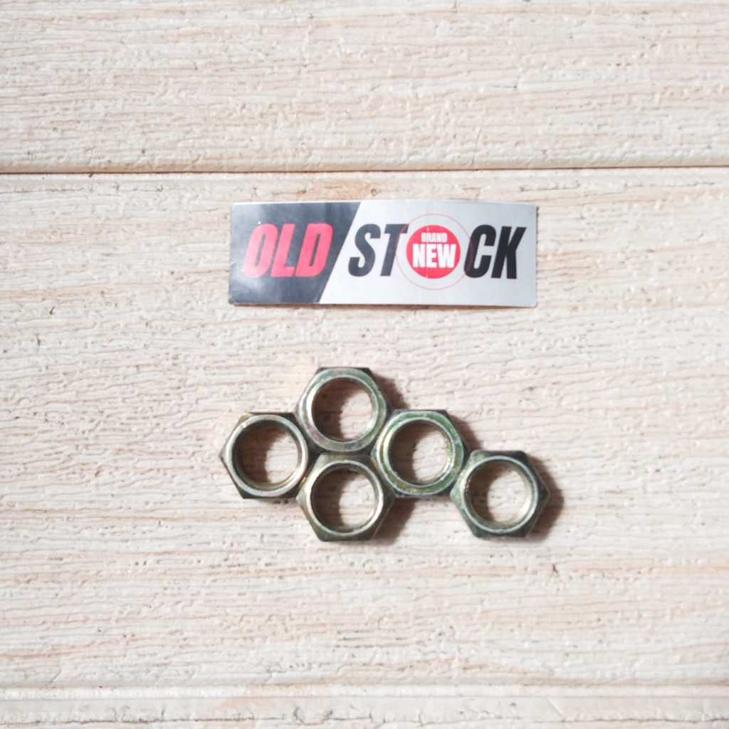 Jual MUR NUT GOLD ( 5Pcs ) KUNCI 19 DIAMETER 12.5MM UNIVERSAL -NEW OLD ...