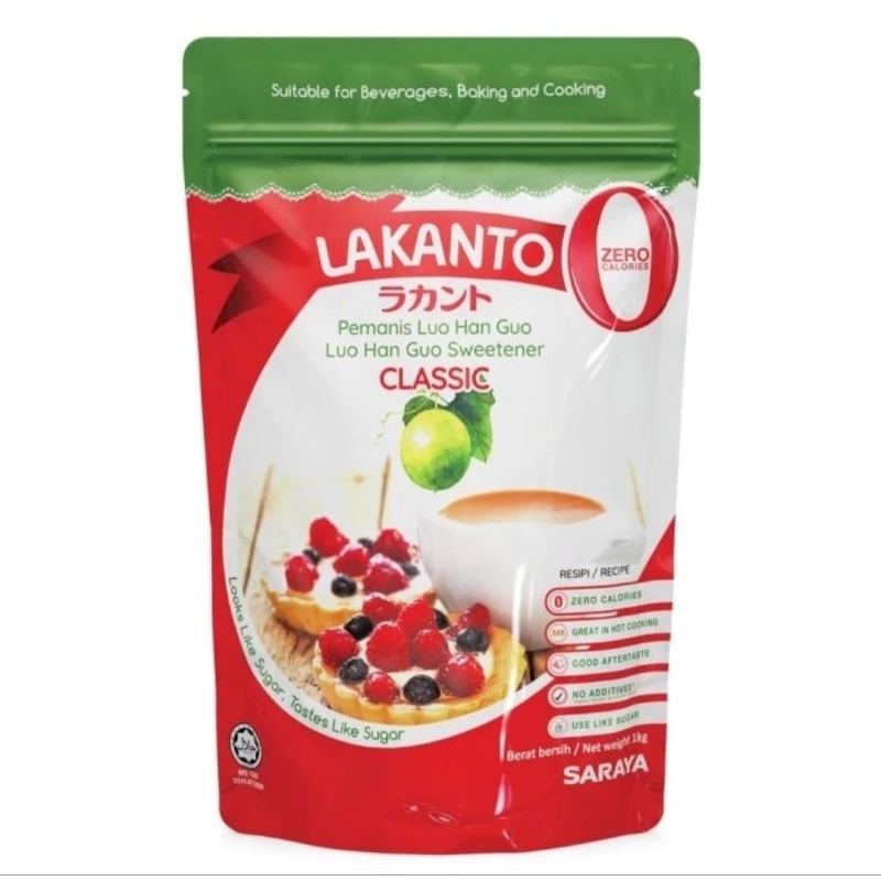 Jual LAKANTO CLASSIC ZERO CALORIES 1 KG | Shopee Indonesia
