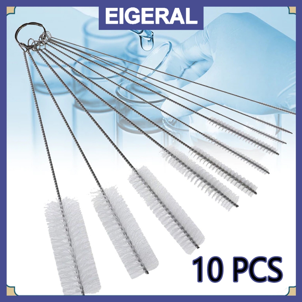 Jual Sikat tabung reaksi nilon baja tahan karat 10 buah/set sikat ...