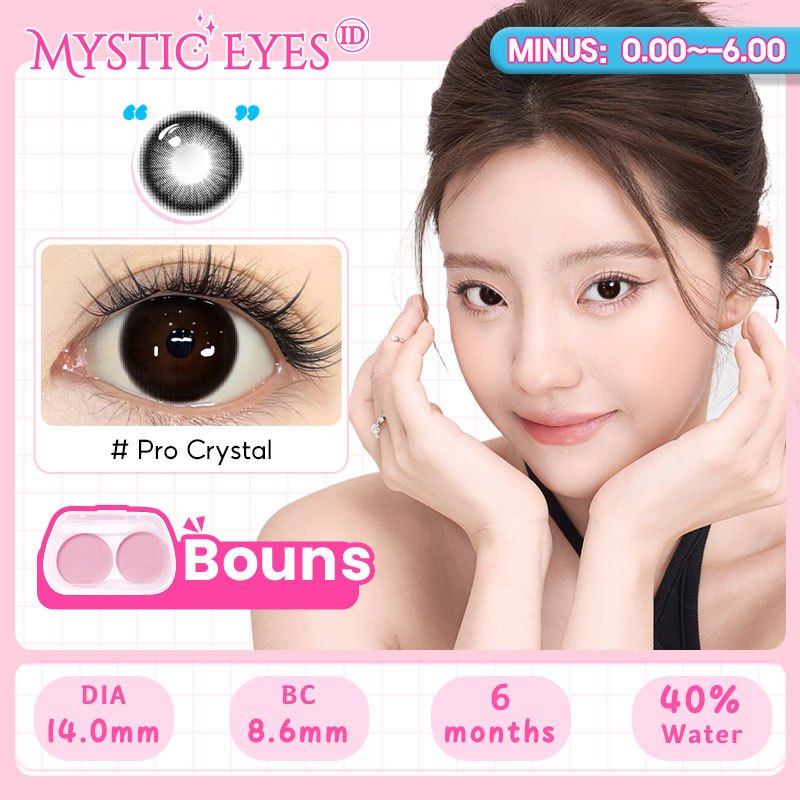 Jual (0.00 s/d -6.00) Softlens Grey Colored Lenses Minus lensa kontak ...