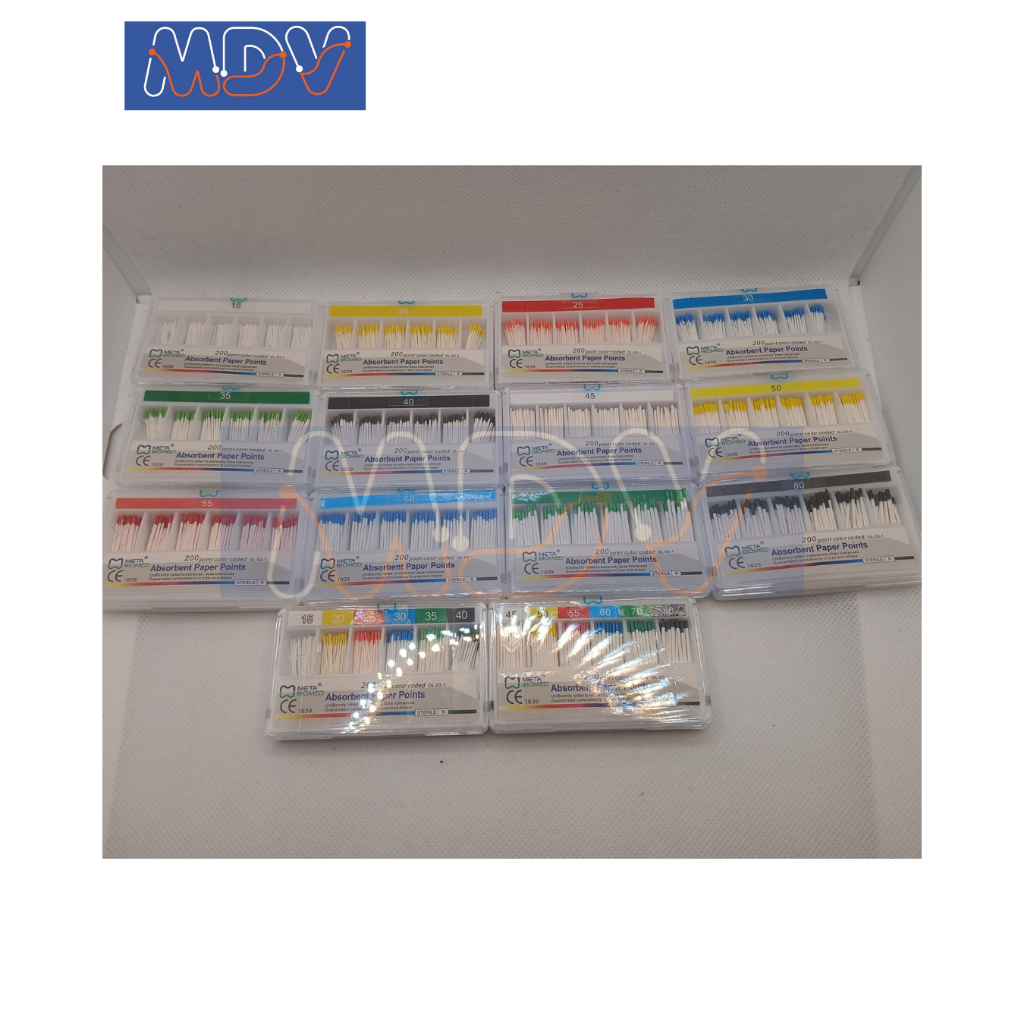 Jual DENTAL ABSORBENT PAPER POINT METABIOMED GAPADENT ENDODONTIC ...