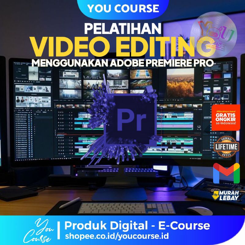 Jual Pelatihan Editing Video Dengan Menggunakan Premiere Pro Shopee