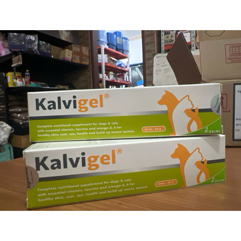 Jual Kalvigel 60 Gram Multivitamin dan TAURINE Anjing Kucing Vitamin ...