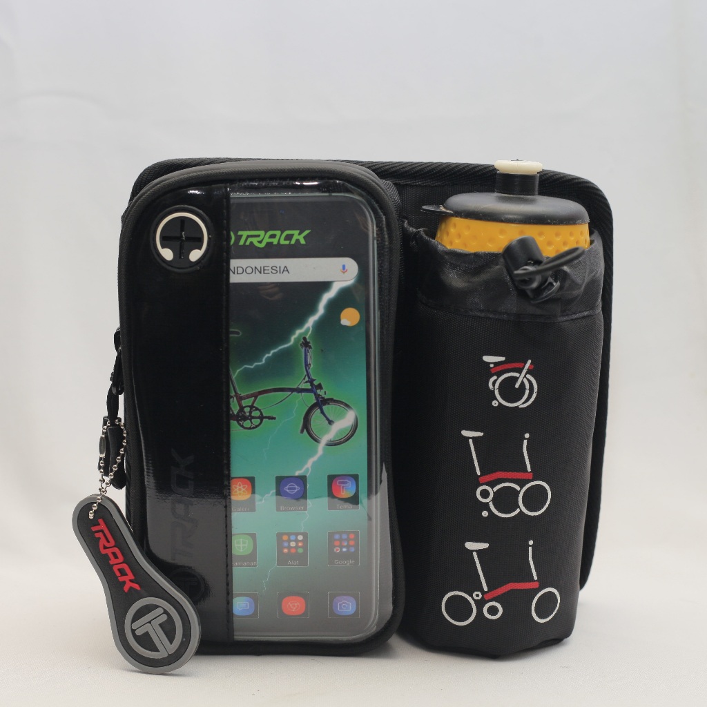 Jual TRACK Tas Stang Sepeda Lipat Waterproof Tas Handle Bar Anti Air ...