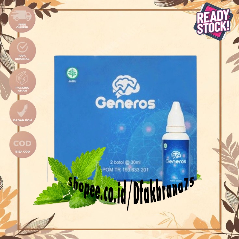 Jual GENEROS ASLI ISI 2 BOTOL - MULTIVITAMIN PENAMBAH DAYA INGAT ANAK ...