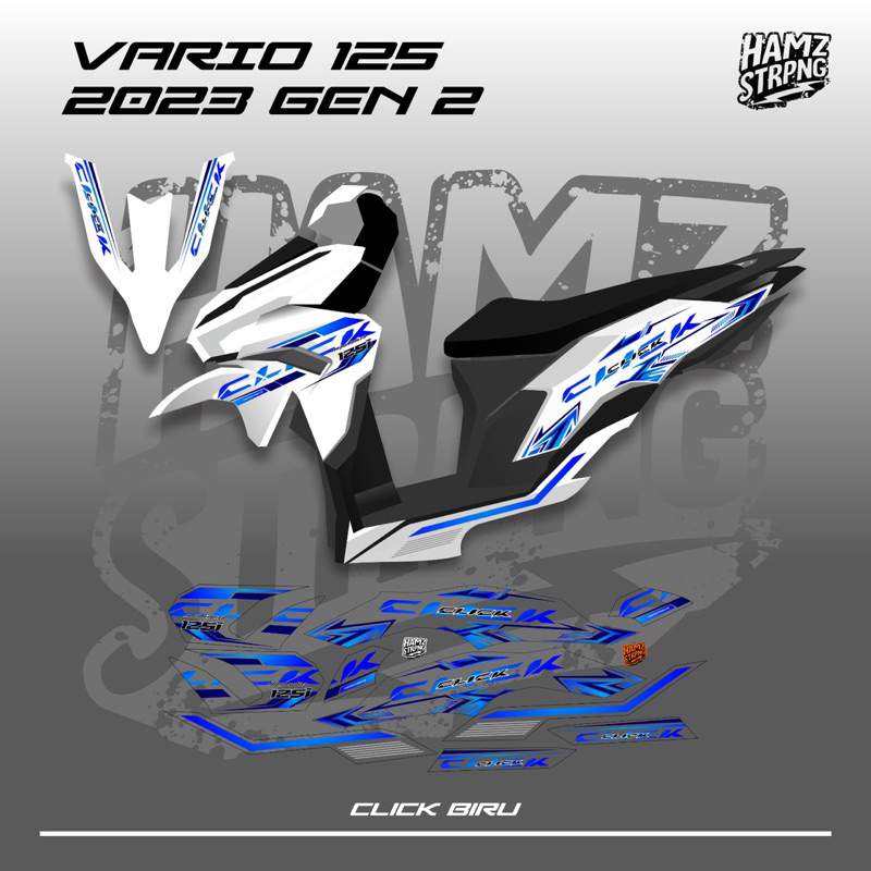 Jual Striping Transparan Vario 125 2023 Gen 2 Click V2 Shadow Color New ...