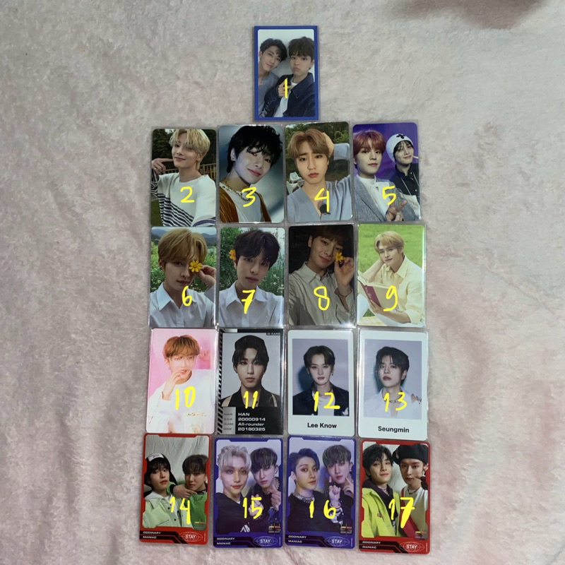 Jual [BACA DESK] PHOTOCARD STRAY KIDS OFFICIAL HYUNJIN FELIX BANGCHAN CHANGBIN I.N SEUNGMIN LEE ...