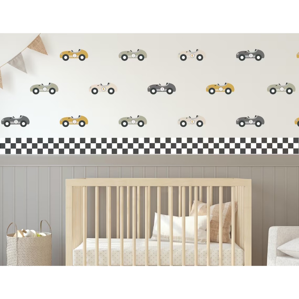 Jual Wallpaper Border list Wallborder karakter Mobil wallpaper anak ...
