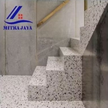 Jual GRANIT TANGGA 30X60 30X80 KERAMIK CREAM POLOS MATT LIST STEP ...