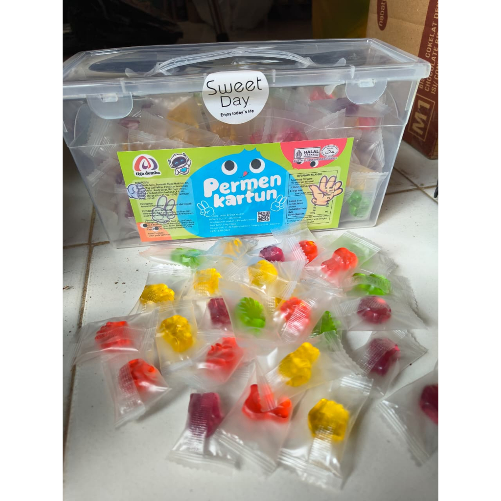 Jual (30 PCS) PERMEN LUNAK JARI TANGAN KENYAL - ECER 500 | Shopee Indonesia