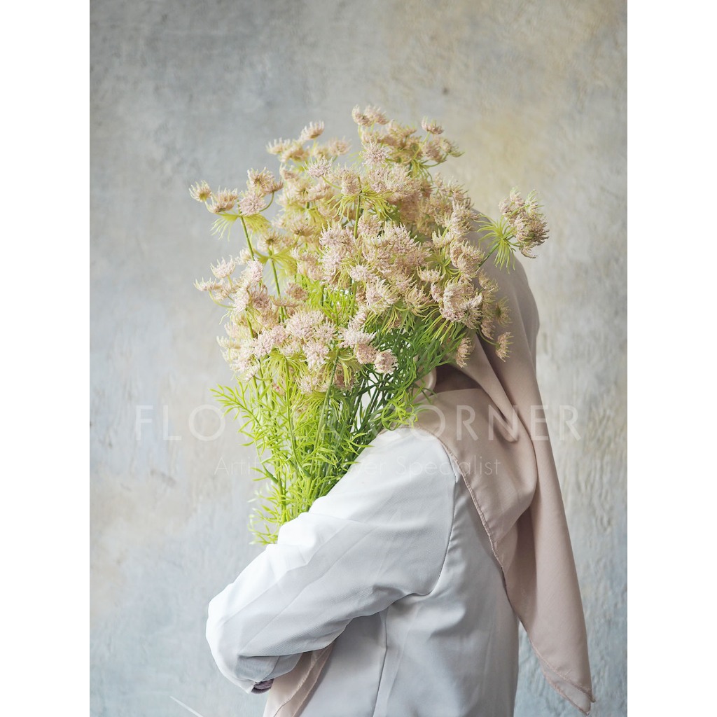 Jual Bunga Artificial Ammi Majus Lace Spray (B25014) | Shopee Indonesia