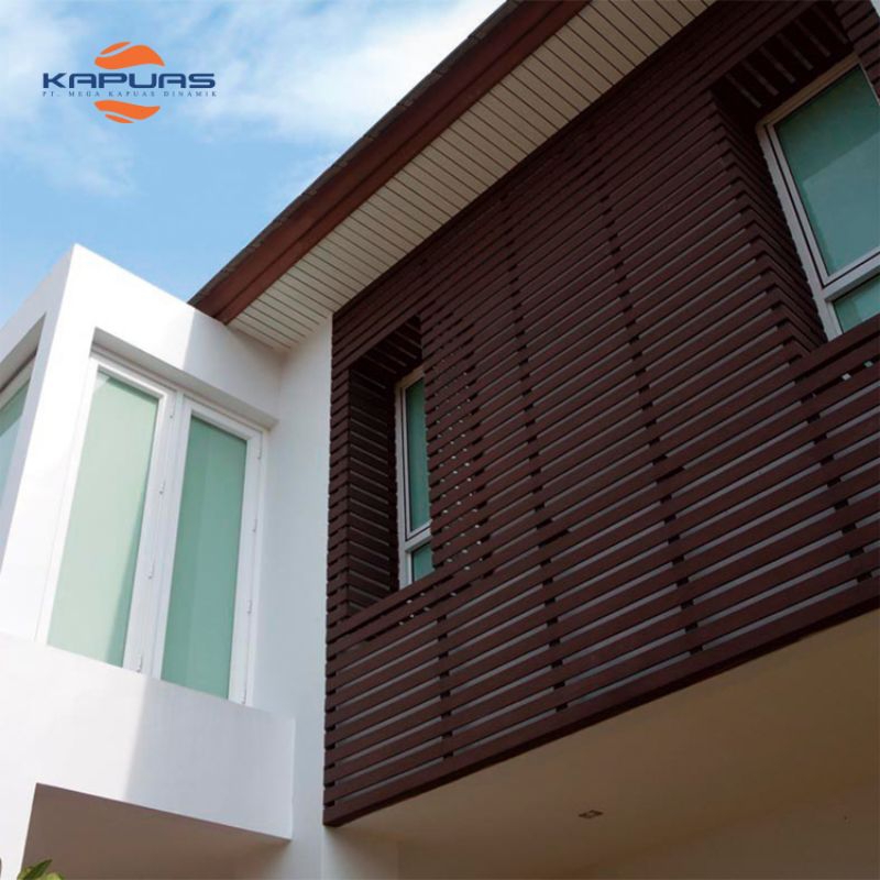 Jual CONWOOD Sunshade 3inch 305x7.5x1.4cm / Dinding Fasad Tampilan Kayu ...