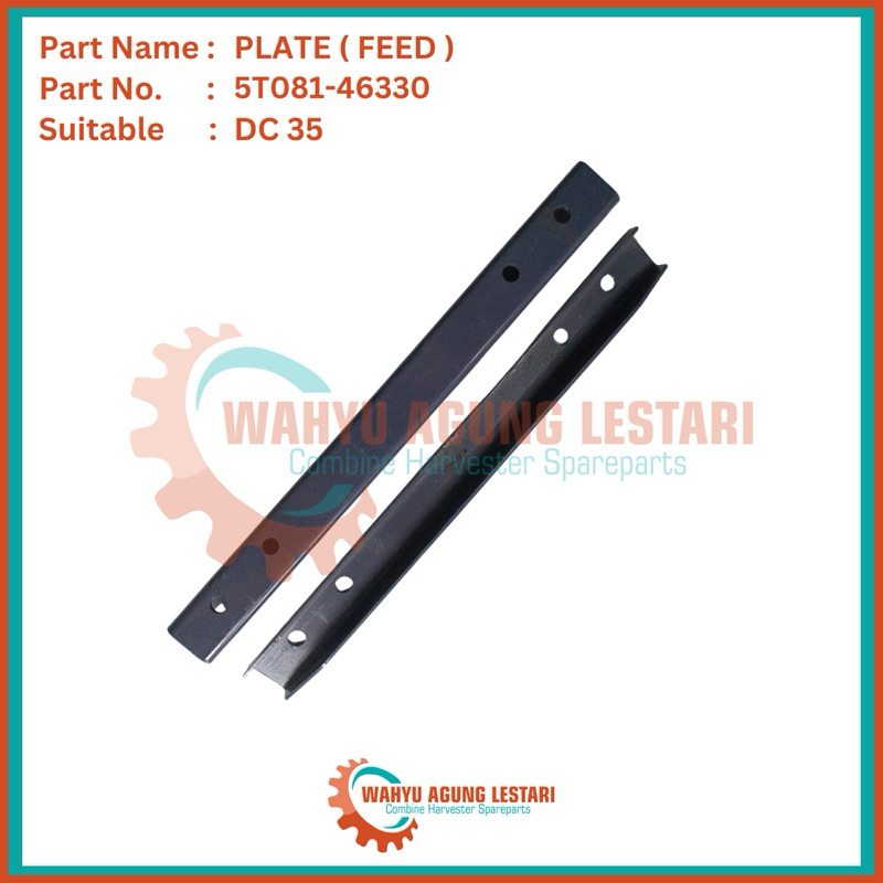 Jual PLATE(FEED) PALANGAN RANTAI CONVEYOR DC 35 5T081-46330 (Tebal 3mm ...