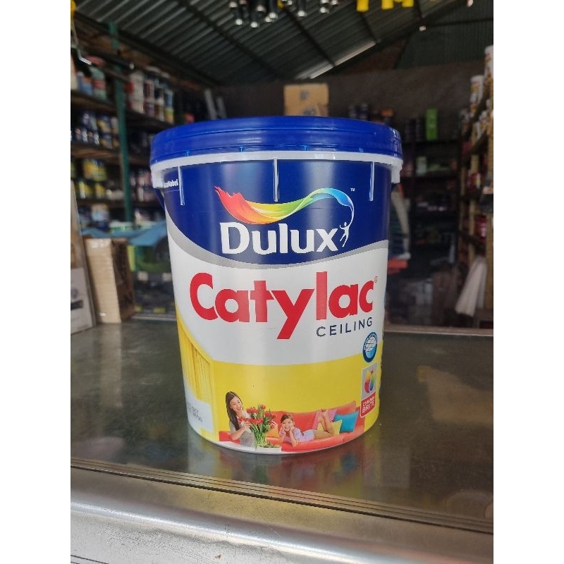 Jual Cat Plafon Dulux Catylac Ceiling White Matt 25 Kg | Shopee Indonesia