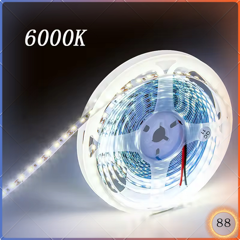 Jual LED STRIP 5METER 12V 2835 120D 3000K/4000K/6500K MURAH | Shopee ...