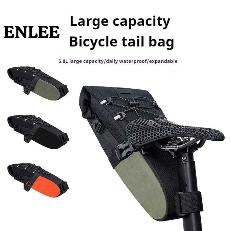 Jual Enlee Tas Saddle Sadel Bag Sepeda Gravel Touring Turing 5,8 Liter ...