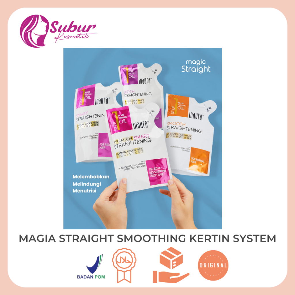 Jual Inaura - Magia Straight Smooting Keratine System 130ml | Shopee ...