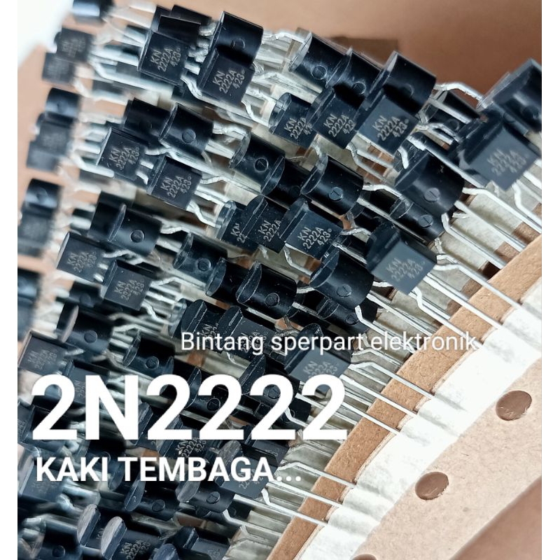 Jual (1 Buah) TRANSISTOR 2N2222 NPN TO-92 0.8A 40V IC TRANSISTOR 2N ...