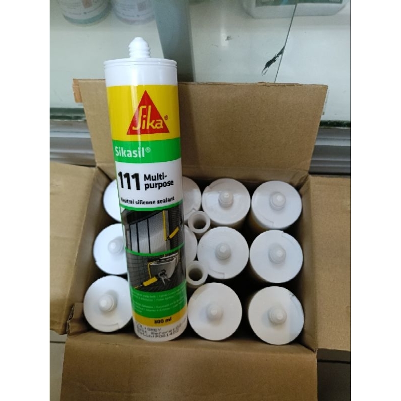 Jual Sikasil 111 Multi Purpose Sealant Warna Grey | Shopee Indonesia