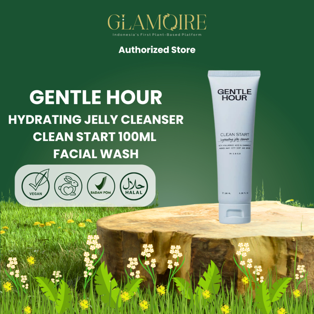 Jual GLAMOIRE - Gentle Hour Hydrating Jelly Cleanser CLEAN START 100ml ...
