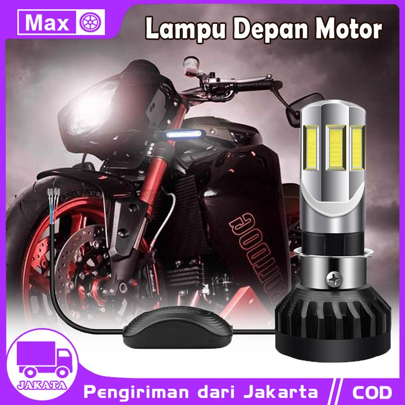 Jual Lampu LED 6sisi Lampu Depan Motor Super Terangl Lampu LED AC/DC ...