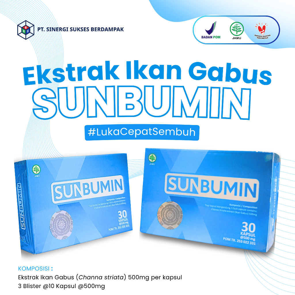 Jual SUNBUMIN | EKSTRAK IKAN GABUS | SUPLEMEN KESEHATAN | ALBUMIN ...