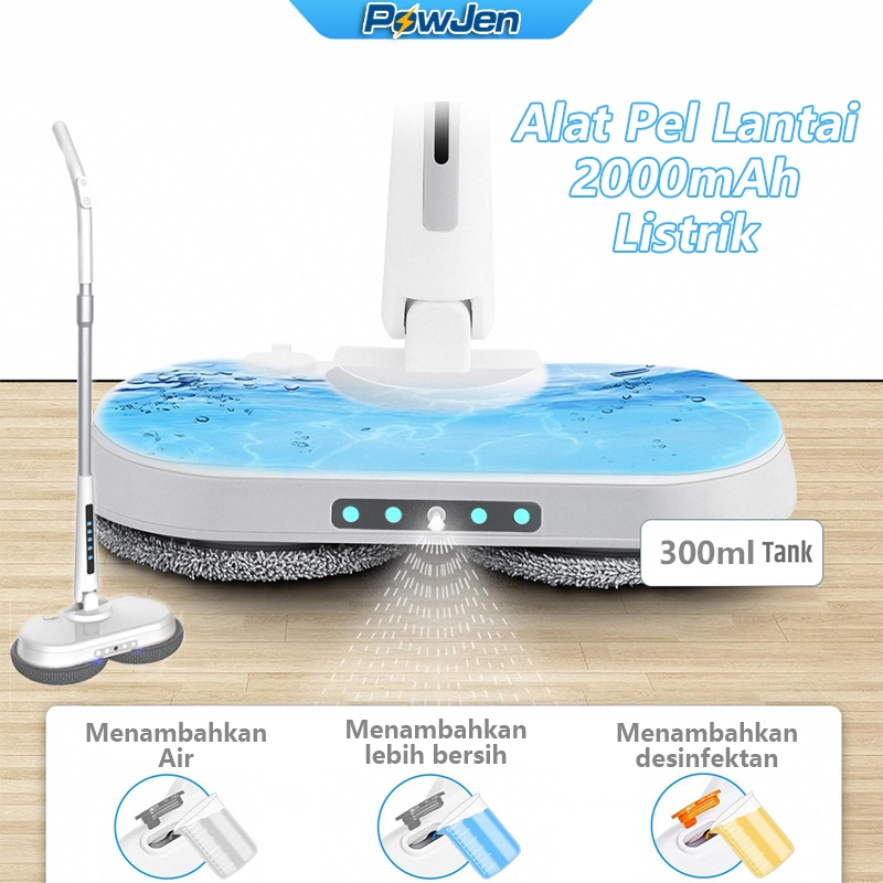 Jual Alat Pel Lantai Karpet Air Spary Mop Listrik Automatic Tangki air ...