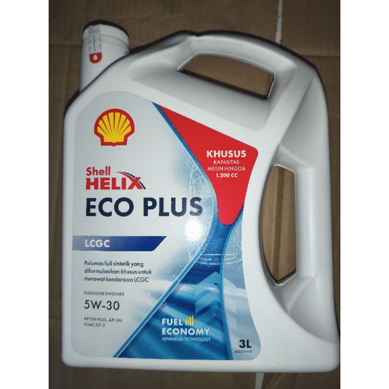 Jual Oli Shell Helix Eco Plus LGCC 5W-30 0.5 L 1 L 3 Liter | Shopee ...