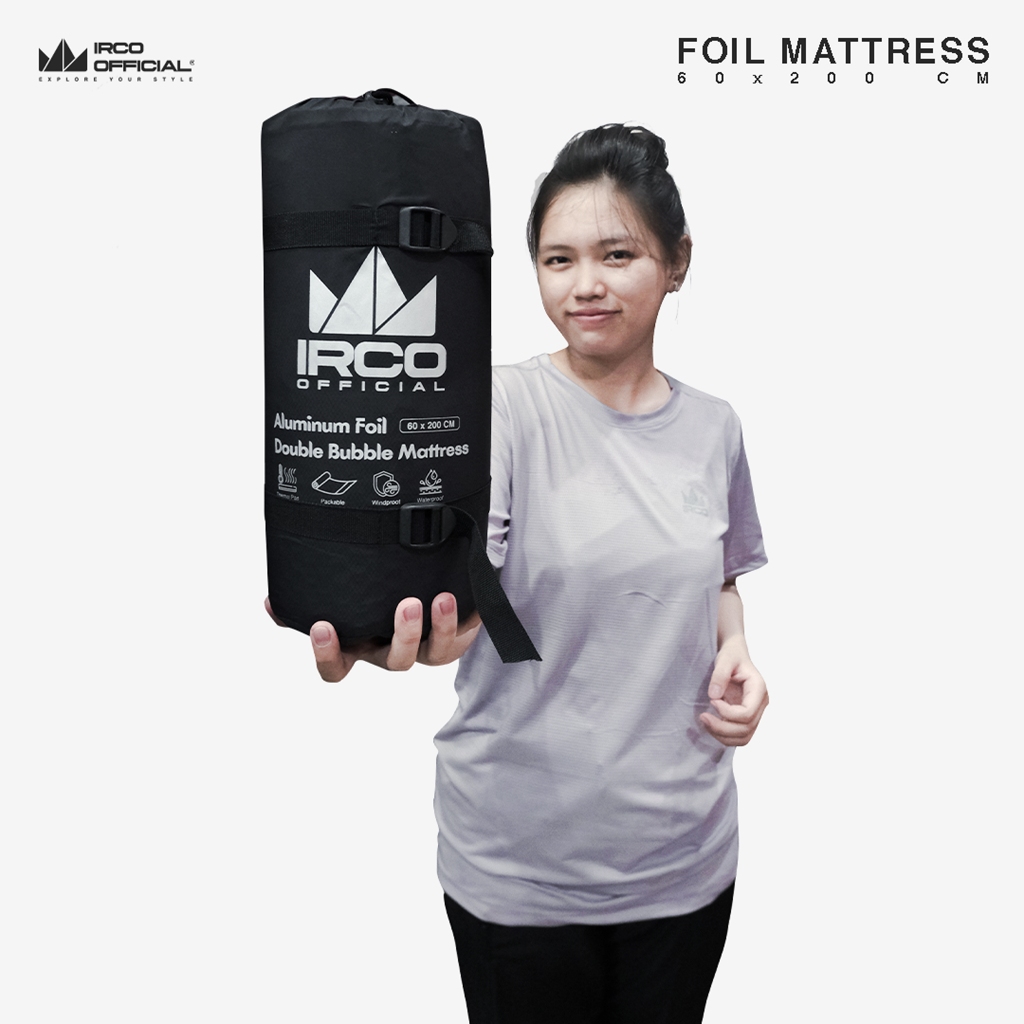 Jual IRCO Matras Camping Aluminium Foil Double Side 120x180cm Untuk 2 ...