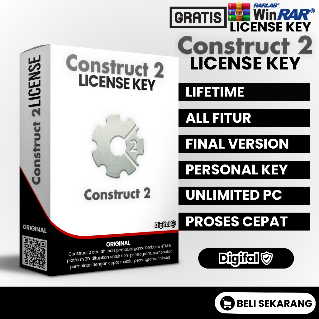 Jual Construct 2 License Key Original Unlimited PC Lifetime Bonus ...