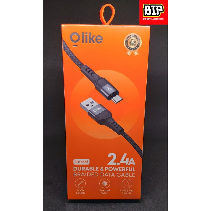 Jual OLIKE KABEL DATA USB TO MICRO 2.4A D102M | Shopee Indonesia
