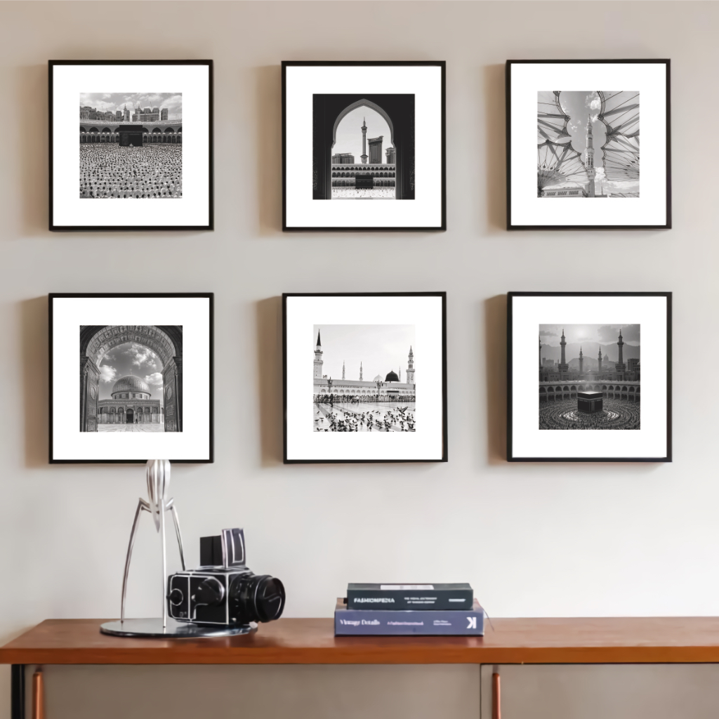 Jual [Frame Wall] Hiasan dinding mekah minimalis dekorasi dinding ...