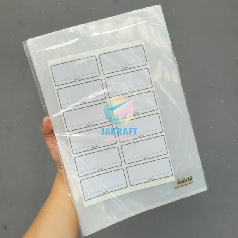 Jual (12 Pcs) Map L DAIICHI Tebal A4 9001 / F4 Folio 9002 + Bonus ...