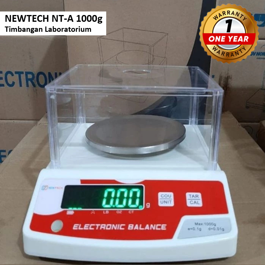 Jual Timbangan Laboraturium NEWTECH NT-A 1000g Timbangan Emas 1 Kg High ...