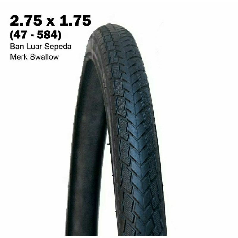 Jual Ban Luar Sepeda 27.5 x 1.75 SWALLOW Hitam MTB Gunung | Shopee Indonesia