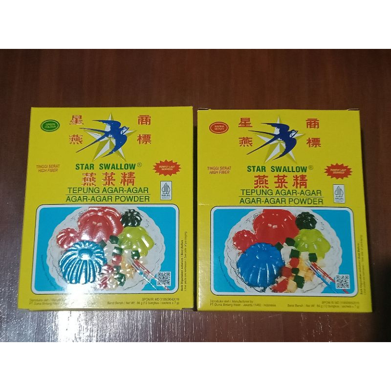 Jual Agar-agar swallow plain per 1 box isi 12 pcs | Shopee Indonesia