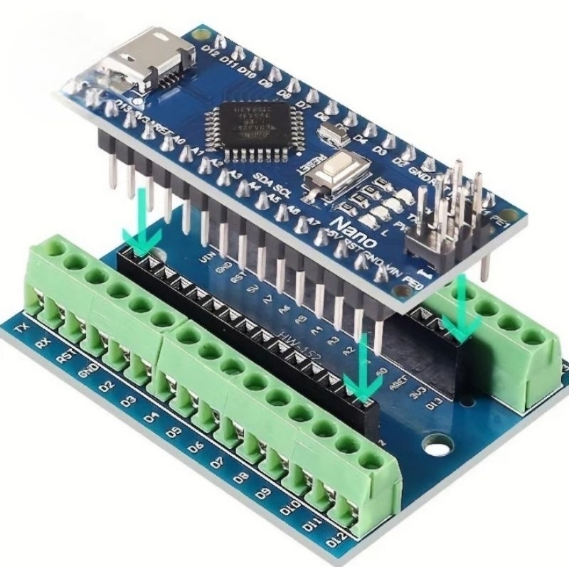 Jual NEW SET PROTOSCREW + mini USB ardiuno_nano CH340 atmega 328 atmel ...