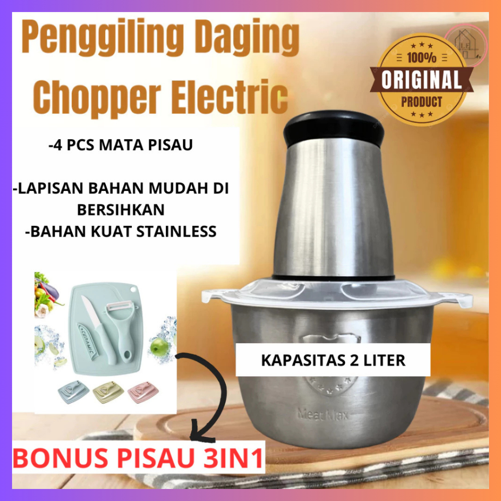 Jual Blender Penggiling Daging Chopper Meat Grinder Gilingan Daging ...